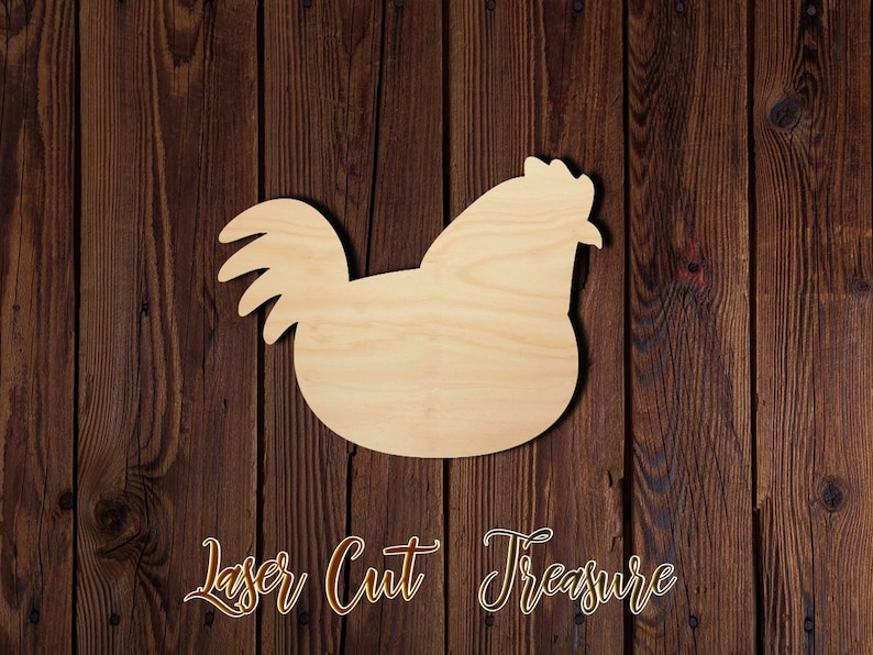 Hen Unfinished Laser Cut Shape - Etsy