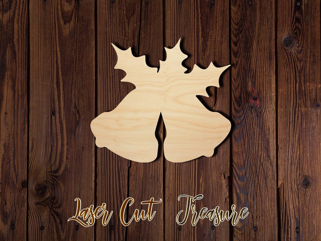 Bells Unfinished Laser Cut Wood Shape - Etsy