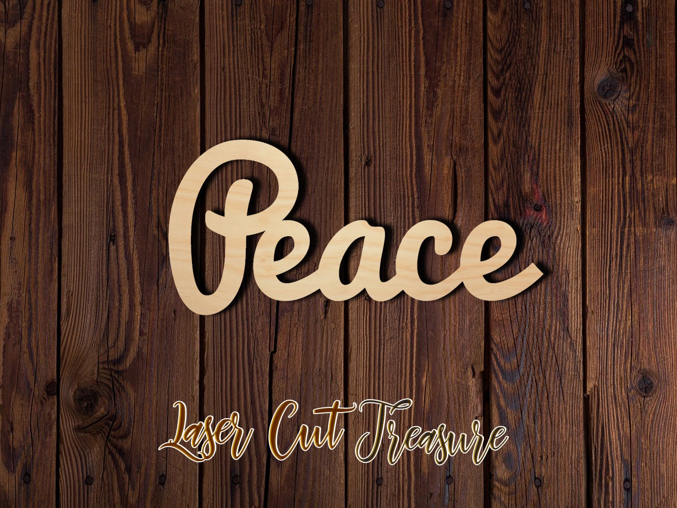 Peace Wood Sign Unfinished Laser Cut Shape - Etsy