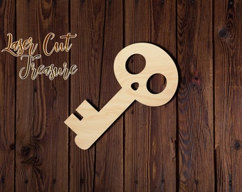 Key Laser Cut Out Unfinished Wood Shape Craft Supply KEY14 - Etsy