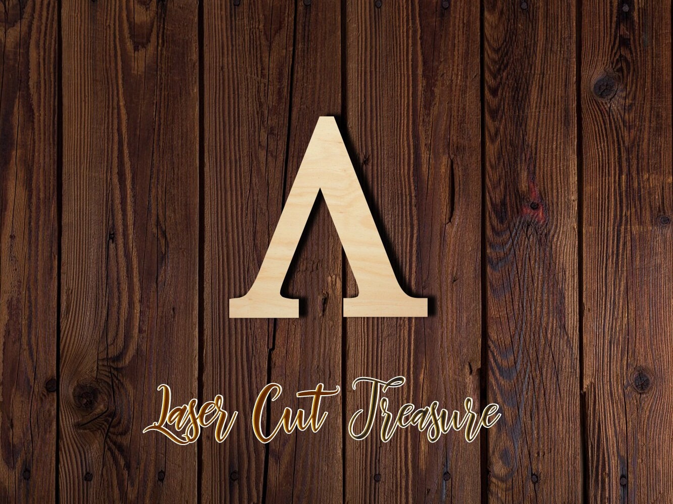 Lambda Greek Letter Unfinished Laser Cut Shape - Etsy