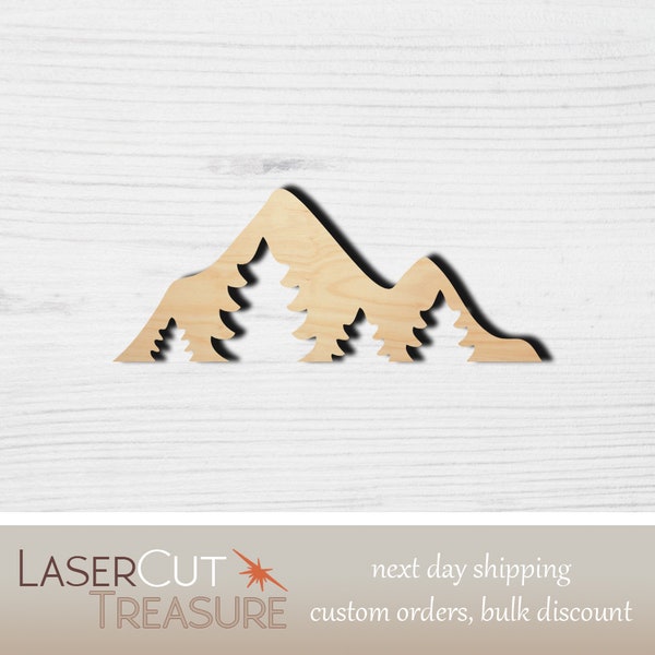 Mountain Cut Out - Etsy