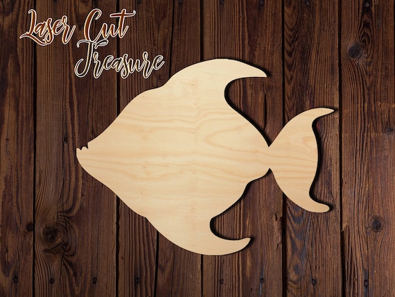 Fish Unfinished Laser Cut Shape | Etsy