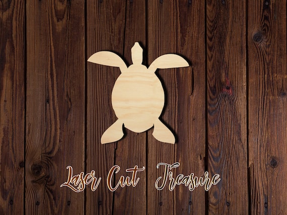 Turtle Unfinished Laser Cut Shape - Etsy