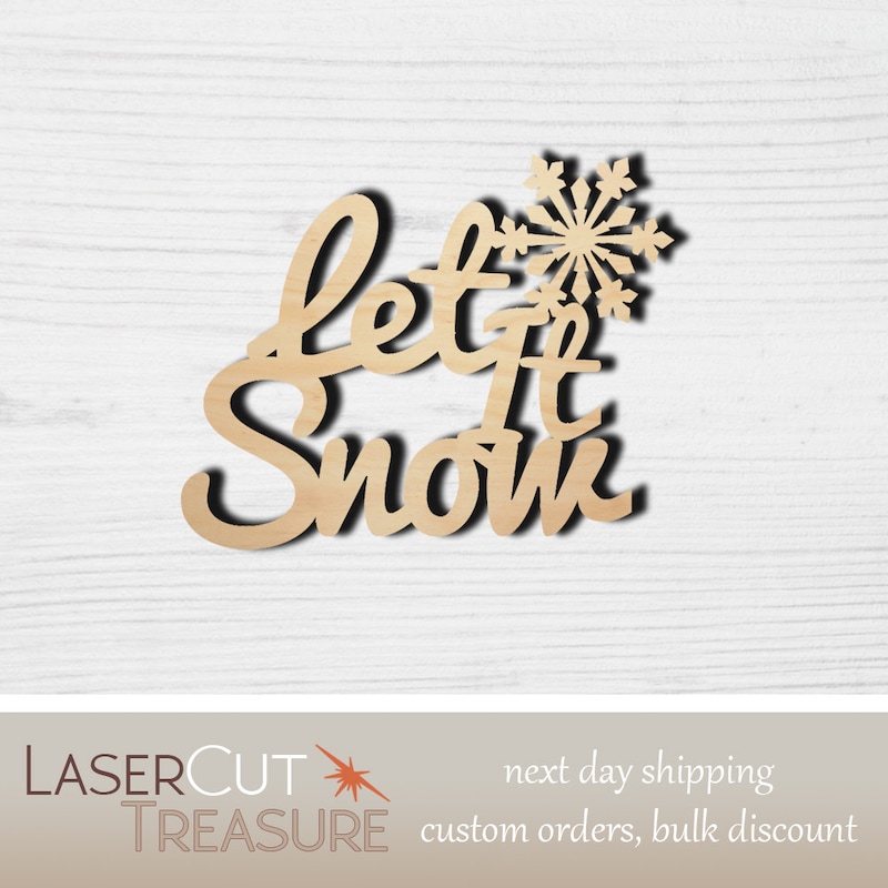 Let It Snow Letters - Etsy