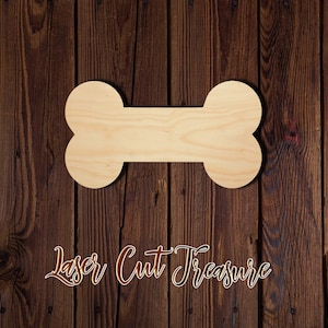 Dog Bone Unfinished Laser Cut Shape - Etsy