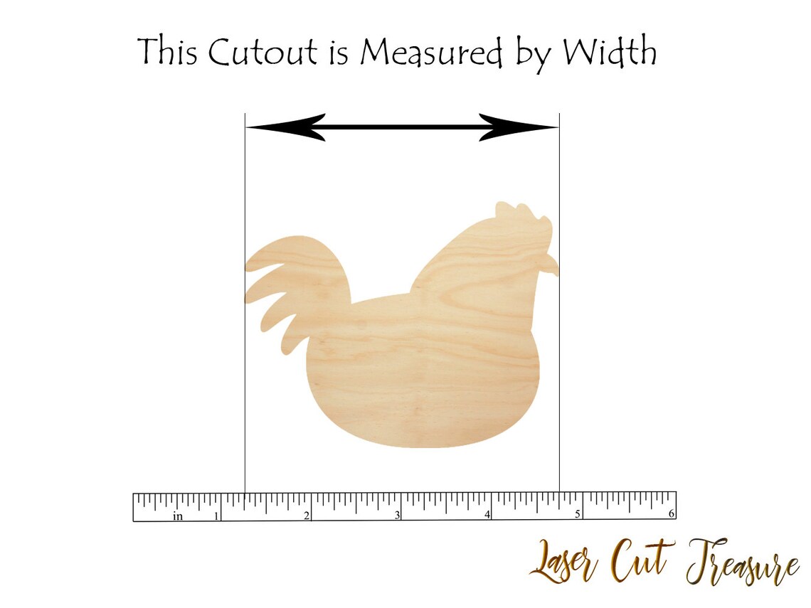 Hen Unfinished Laser Cut Shape - Etsy