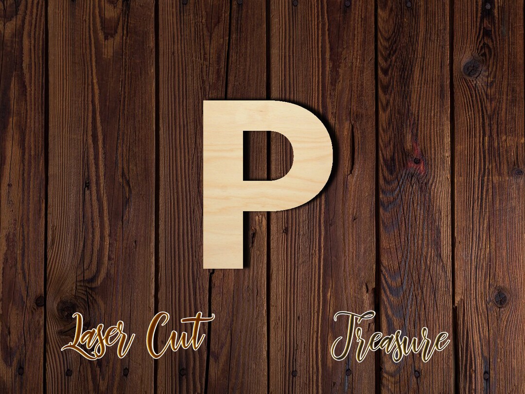 P Letter Unfinished Laser Cut Shape - Etsy