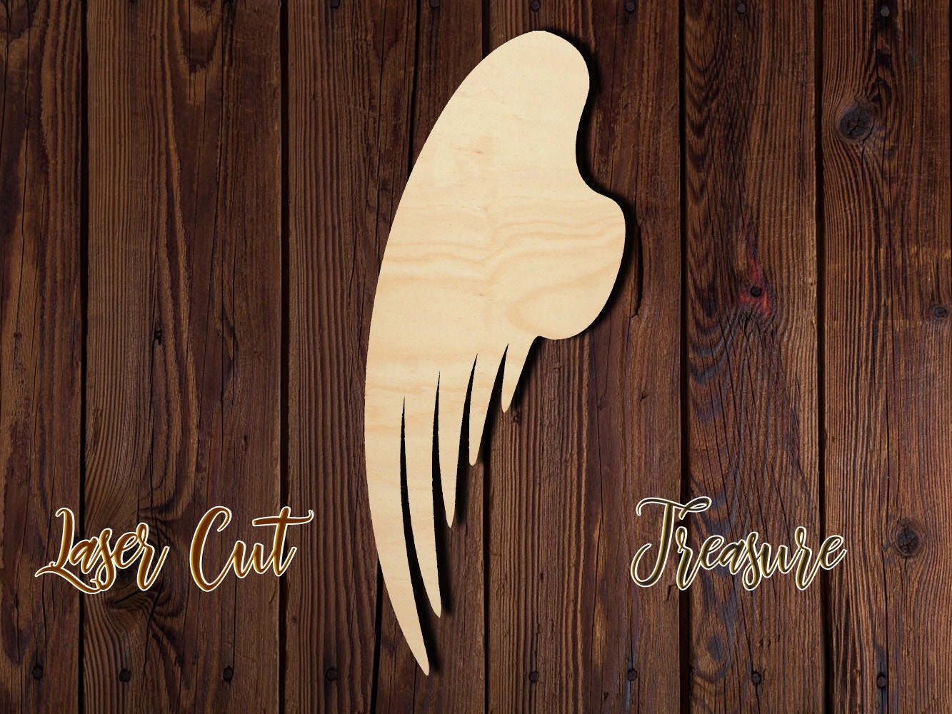 Angel Wing Christmas Unfinished Laser Cut Shape - Etsy