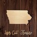 Iowa State - USA - Unfinished Laser Cut Wood Shape - 1/8" Baltic Birch ...