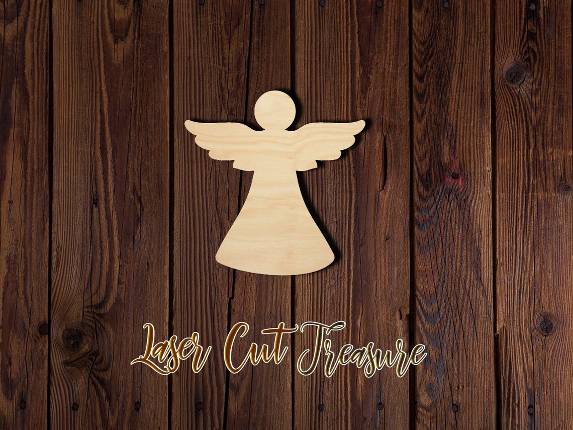 Angel Christmas Unfinished Laser Cut Shape - Etsy