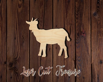 Goat Laser Cut Out Unfinished Wood Shape Craft Supply SHP9 - Etsy