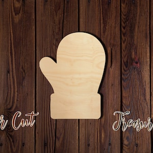 Mittens - Gloves - Winter - Unfinished Laser Cut Wood Shape - 1/8 ...