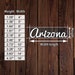 Arizona Wood Sign Unfinished Laser Cut Shape - Etsy