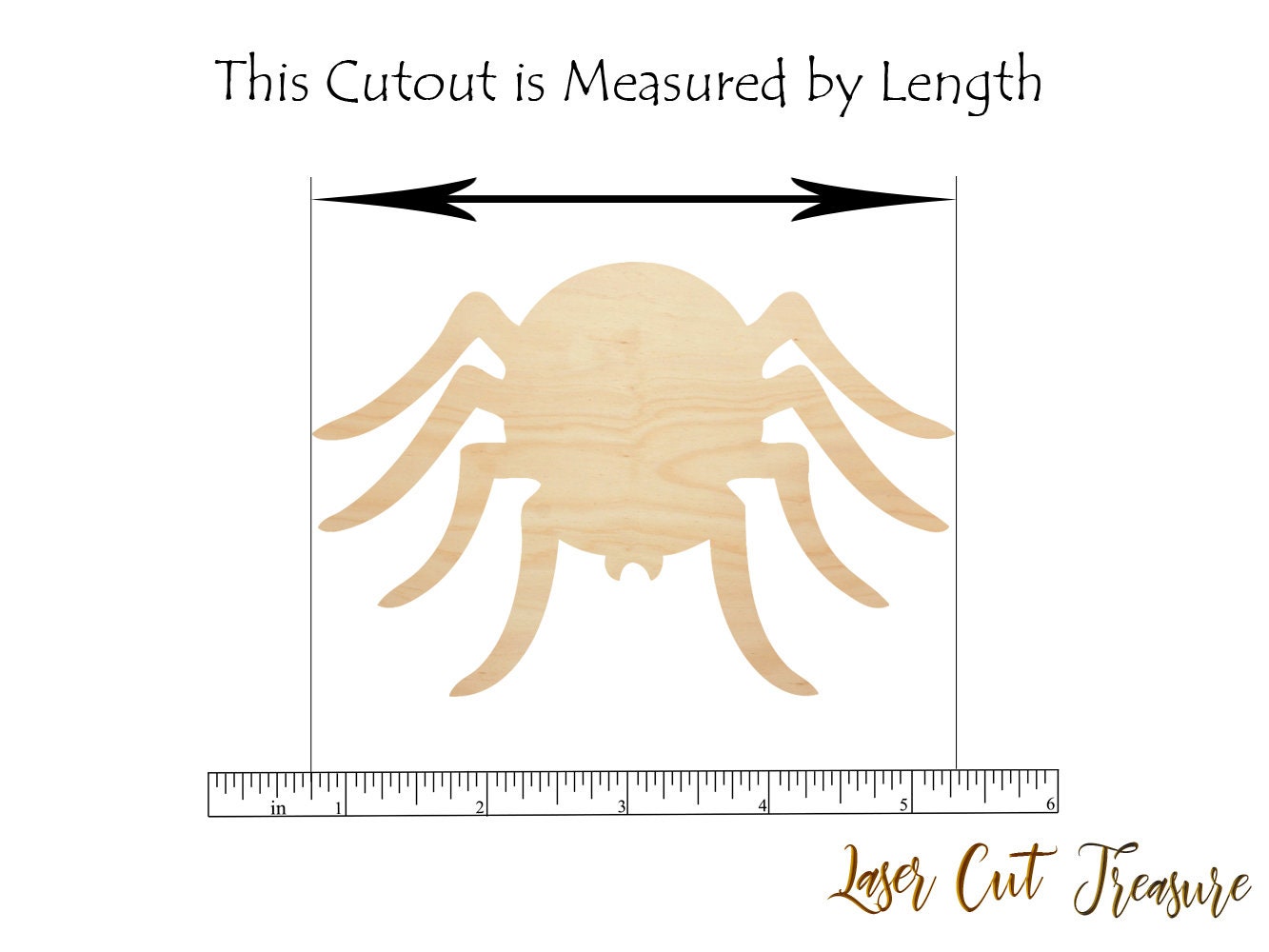 Spider Halloween Unfinished Laser Cut Shape - Etsy