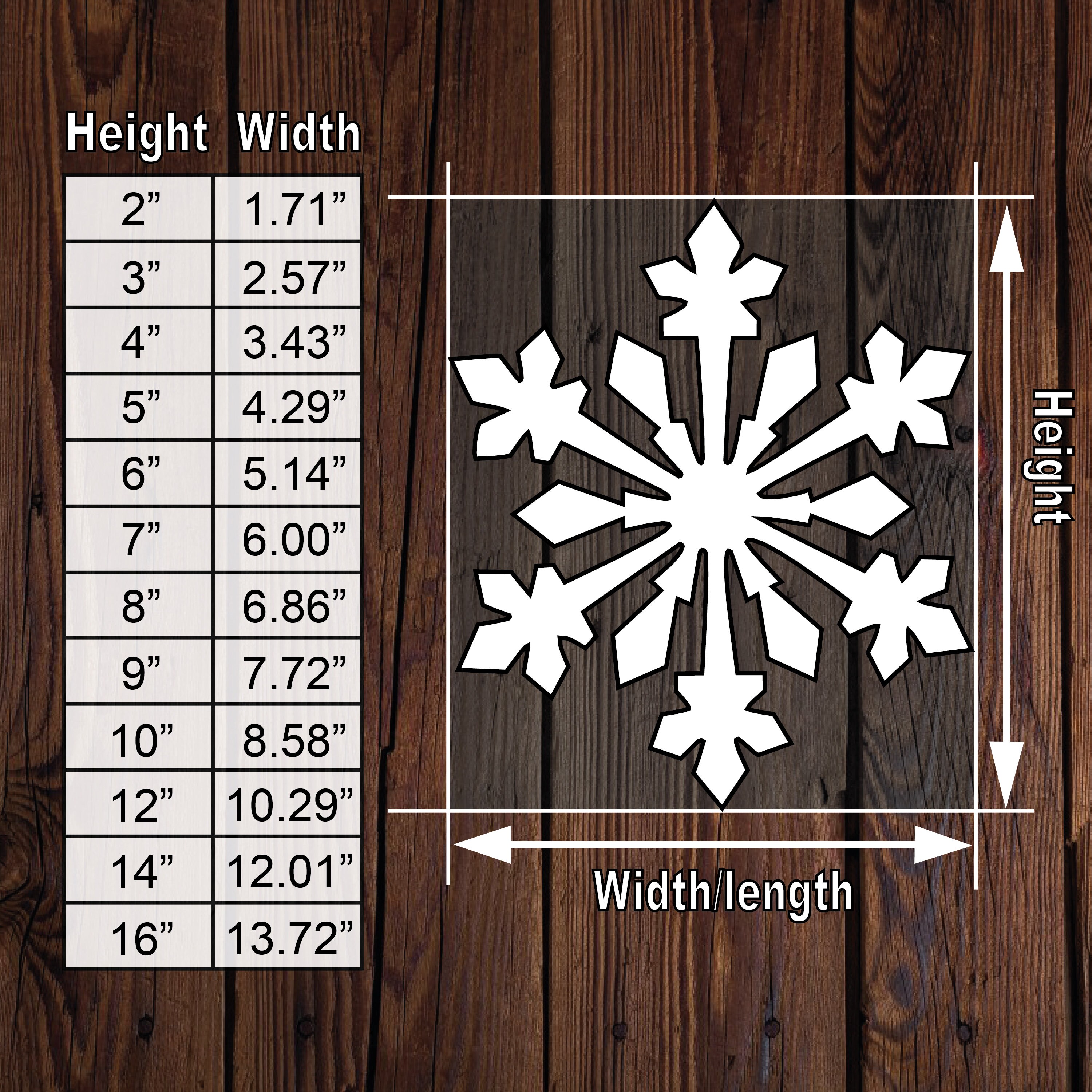 Snowflake Christmas Unfinished Laser Cut Shape - Etsy