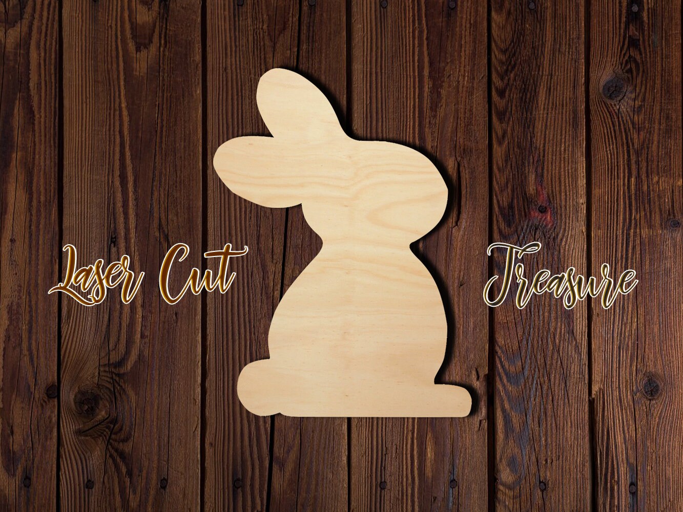 Bunny Rabbit Easter Unfinished Laser Cut Shape - Etsy