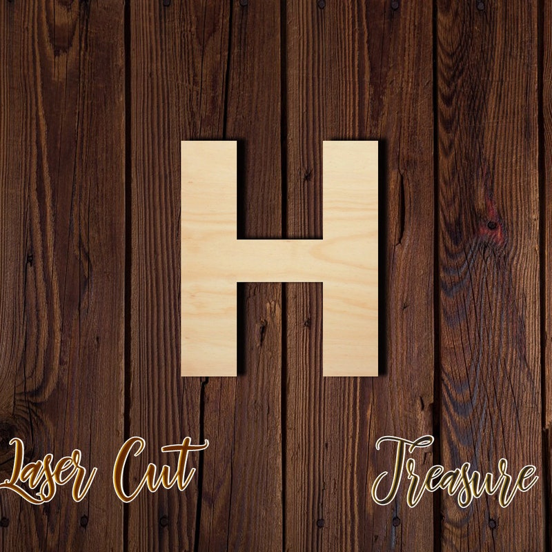Wood Letter H - Etsy
