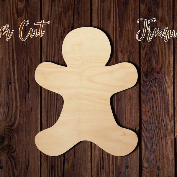 Wood Gingerbread Man - Etsy
