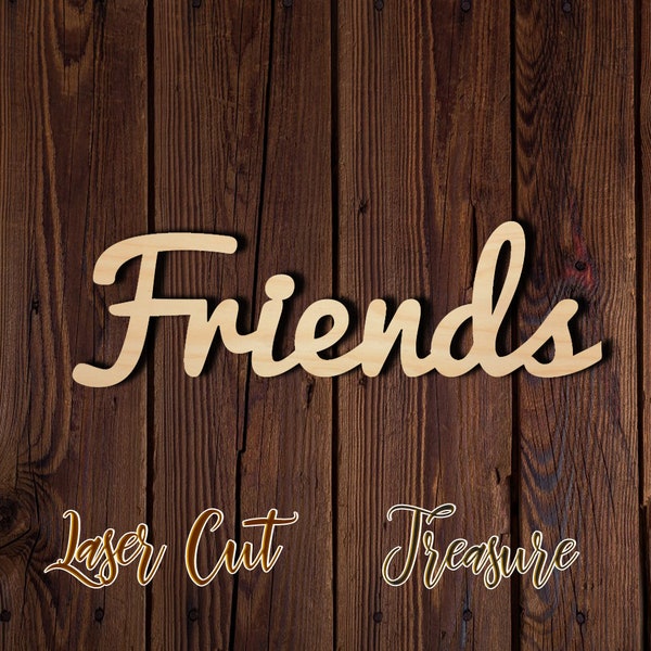 Friends Wood Sign - Etsy