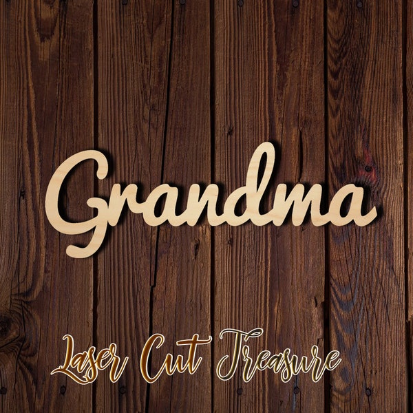 Grandma Wood Sign - Etsy