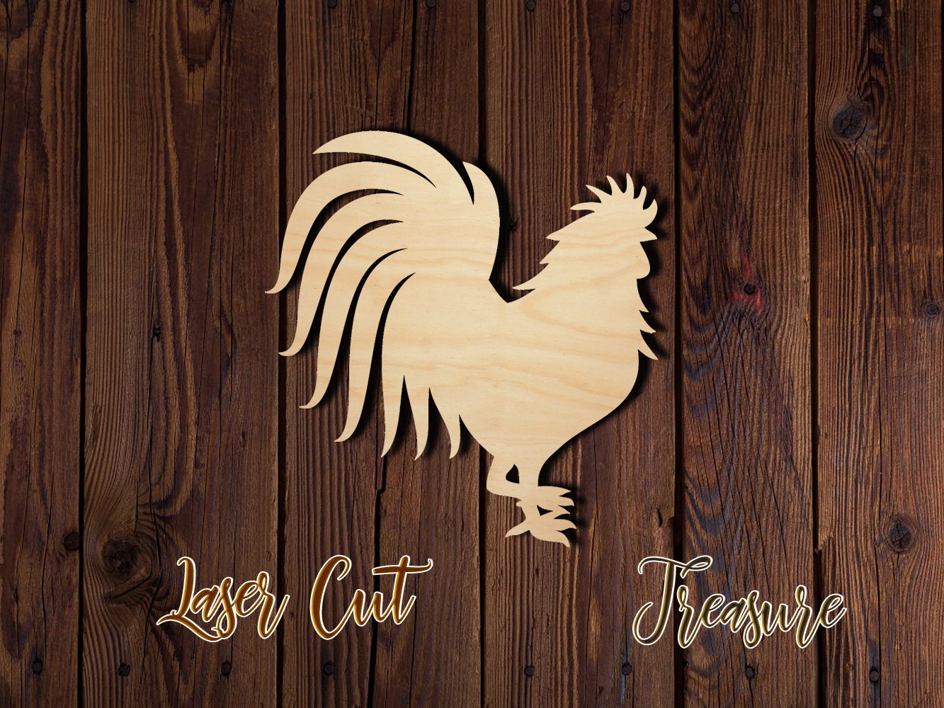 Rooster Unfinished Laser Cut Shape - Etsy