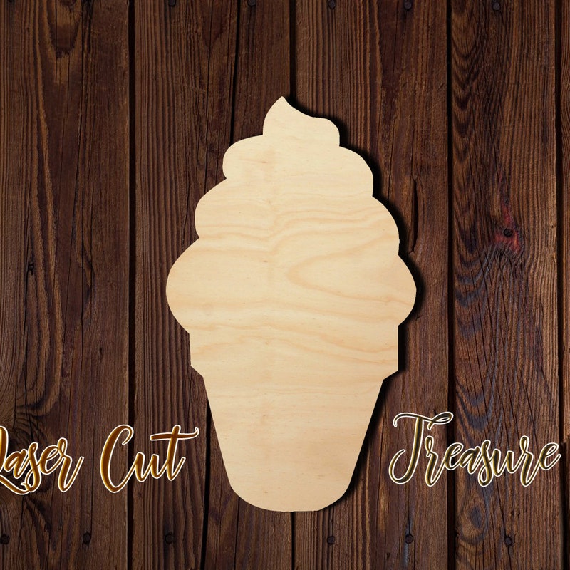 Ice Cream Cutout - Etsy