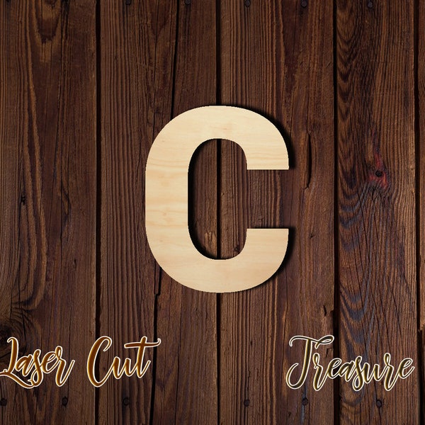 Wood Letter C - Etsy