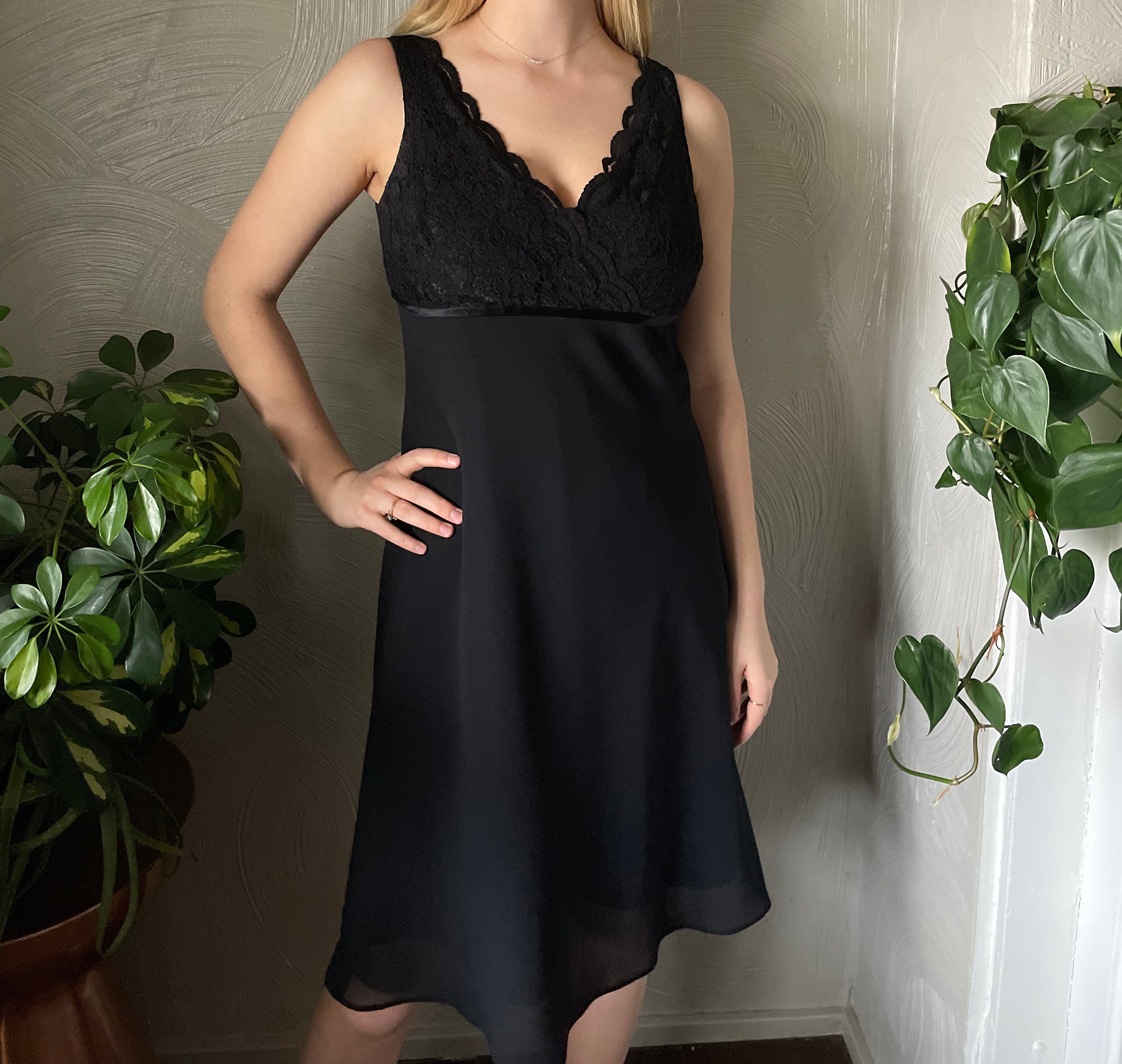 Evan Picone Black Vintage Dress - Etsy