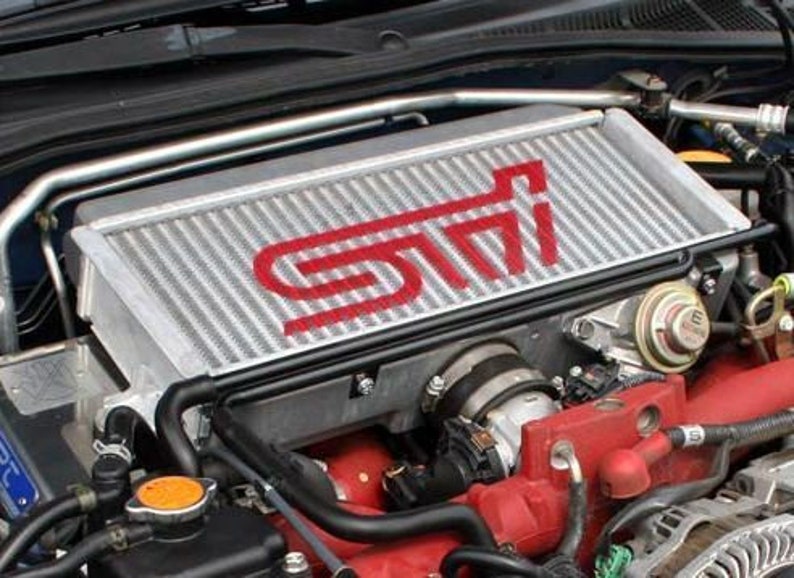 YOUR CUSTOM STENCIL Heat Exchanger Intercooler Decal Add LOGO or TEXT ...