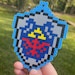 Legend of Zelda Perler Bead Shield - Etsy