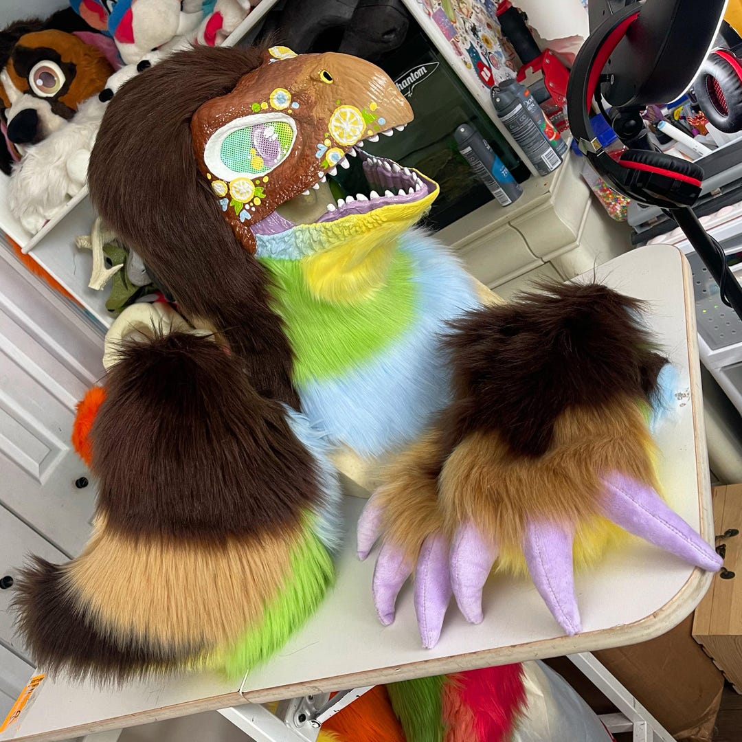 Sweet Tea Raptor Mask Premade Mini Partial - Etsy