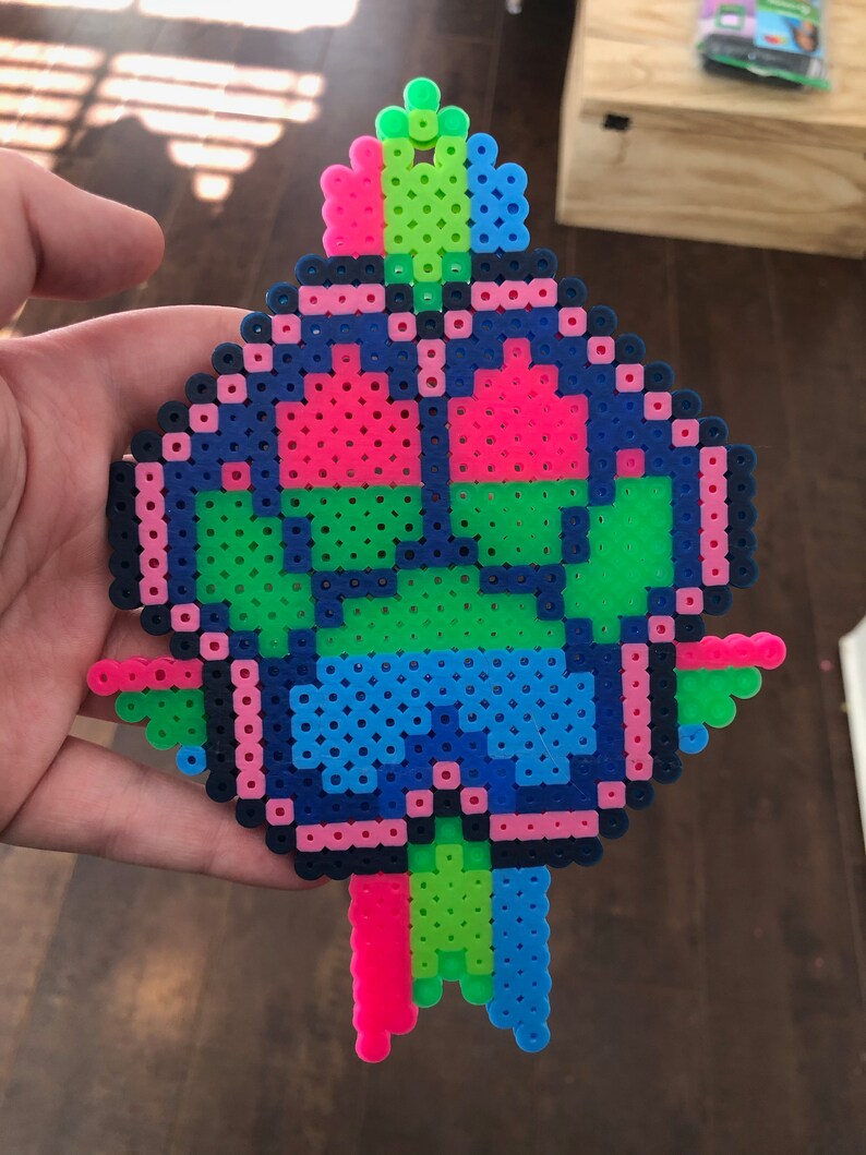 Perler Bead Pride Paw | Etsy