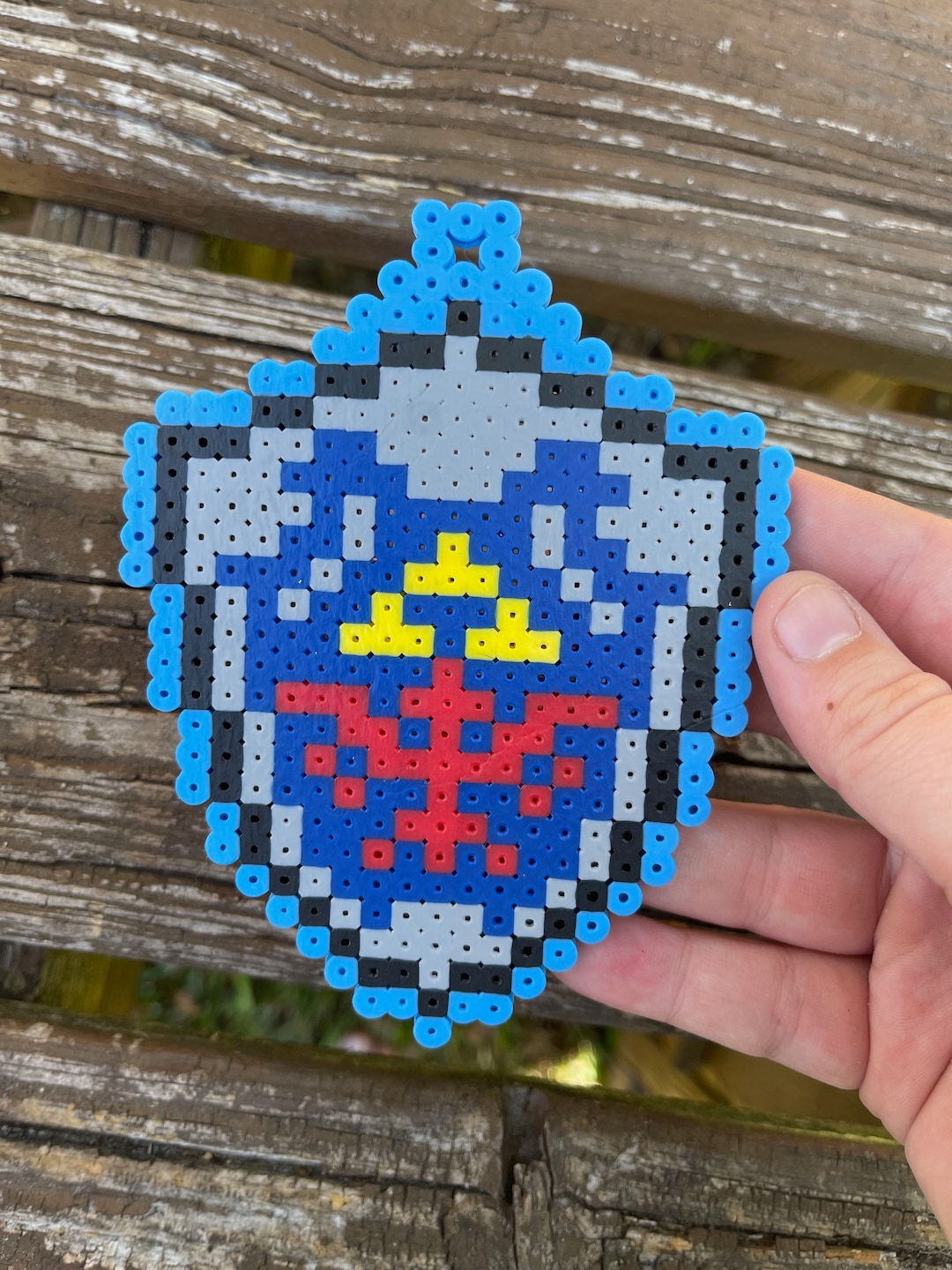 Legend of Zelda Perler Bead Shield - Etsy