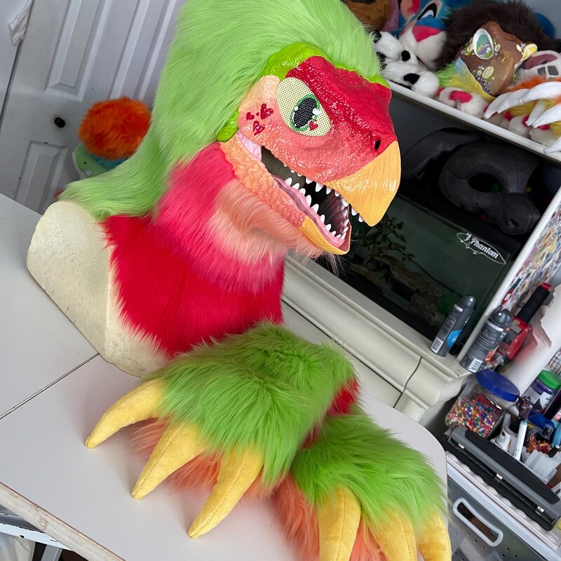 Raptor Fursuit - Etsy