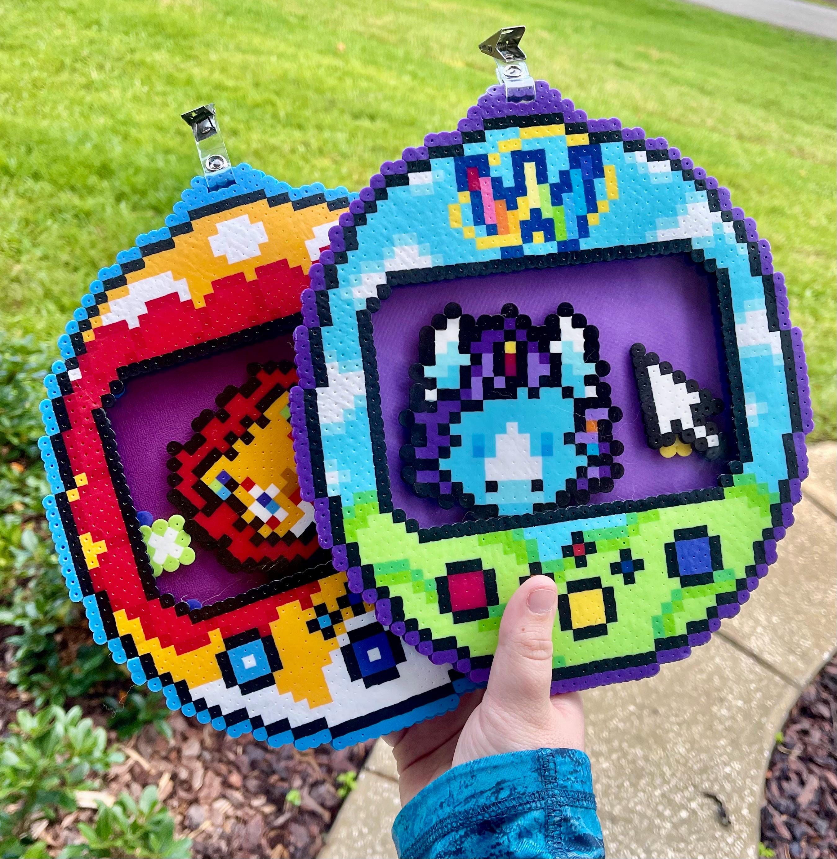 Custom Fursona Tamagotchi Perler Badges! - Etsy