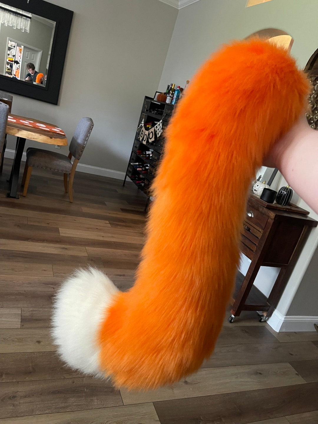 Orange Fursuit Kitten Tail - Etsy