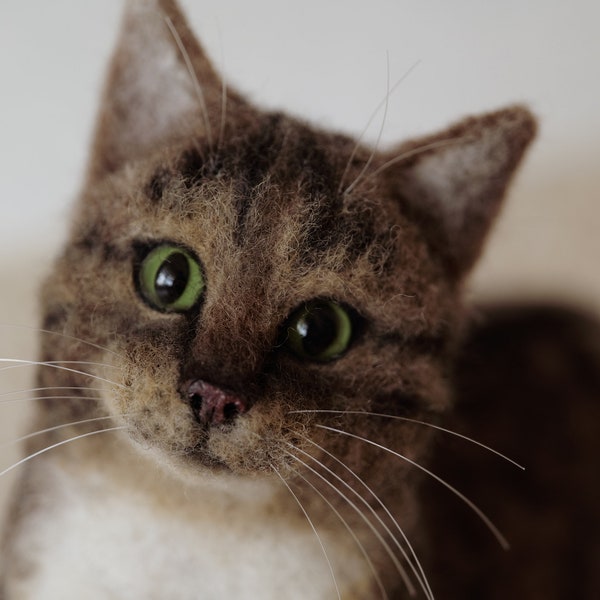 Needle Felted Cat - Etsy