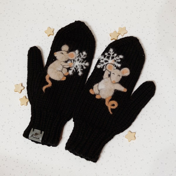 Woolen Mice - Etsy