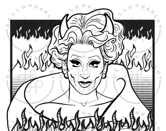 Bianca Del Rio Drag - Etsy