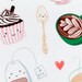 Cafe Stickers, Coffee and Tea Sticker Sheet for Planners, Snail Mail ...