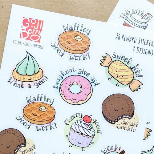Teacher Stickers Candy Theme Reward Stickers No.4 Sweet - Etsy UK