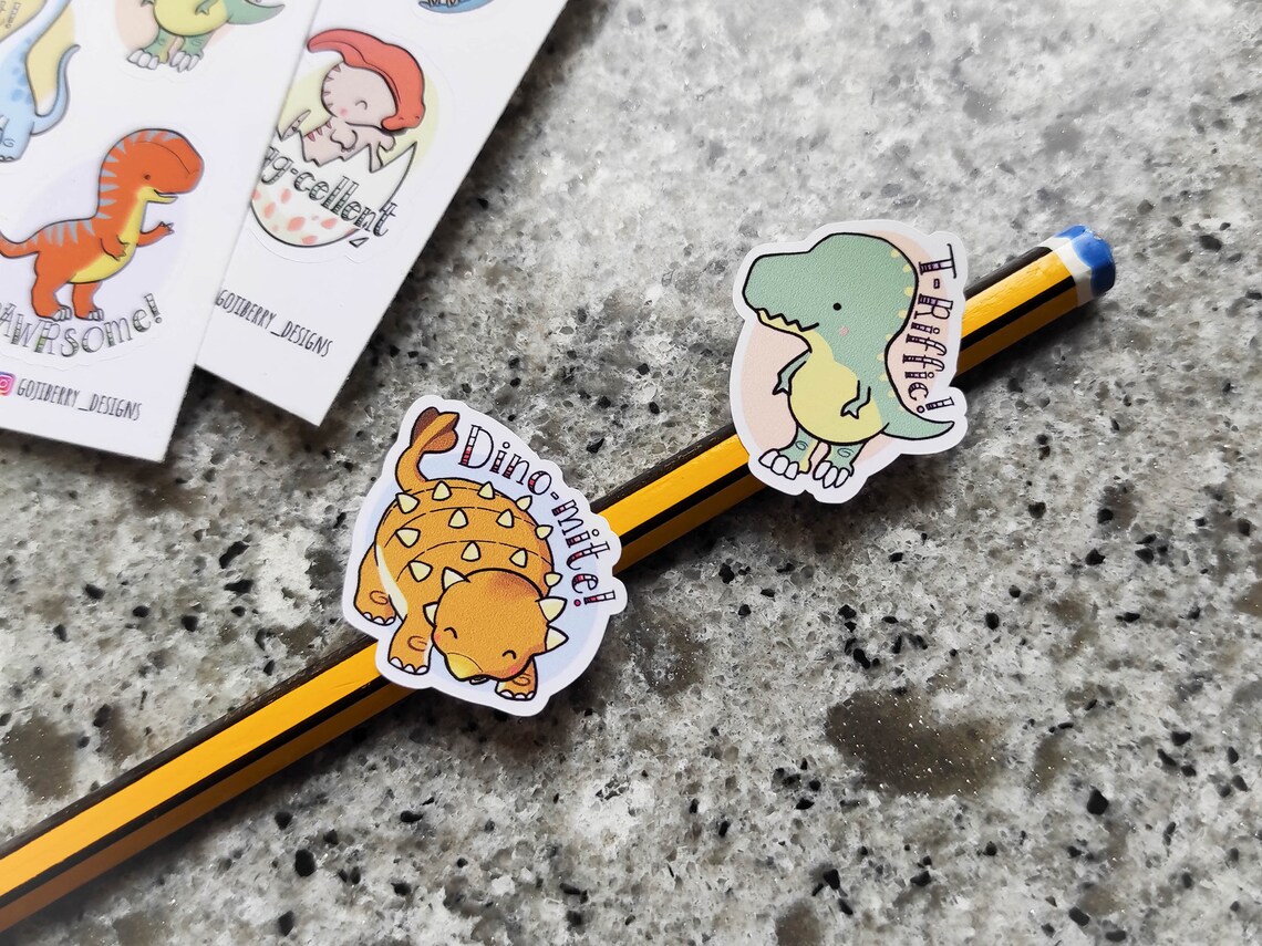 Dinosaur Reward Teacher Stickers Jurassic Theme Reward | Etsy