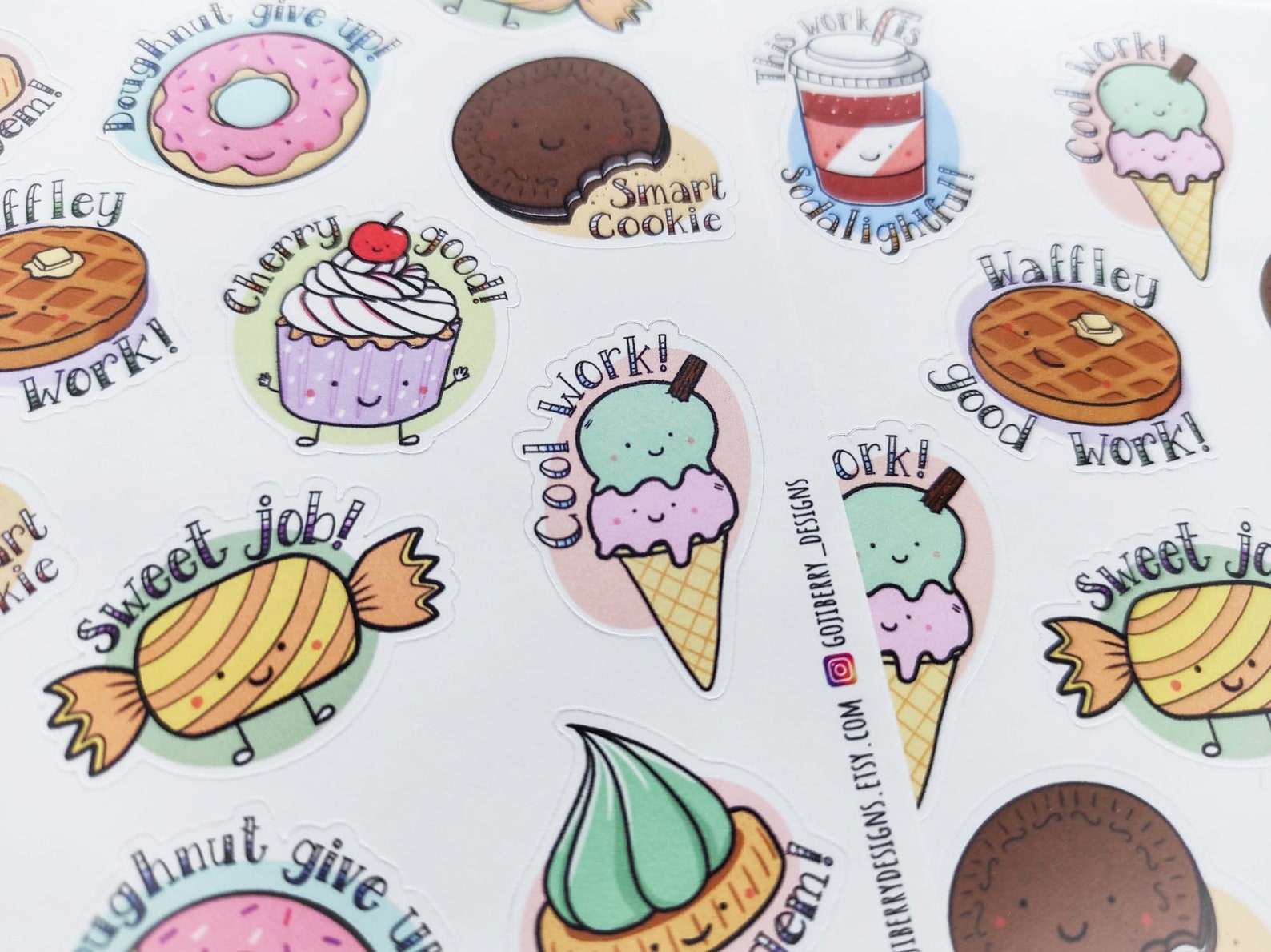 Teacher Stickers Candy Theme Reward Stickers No.4 Sweet | Etsy UK