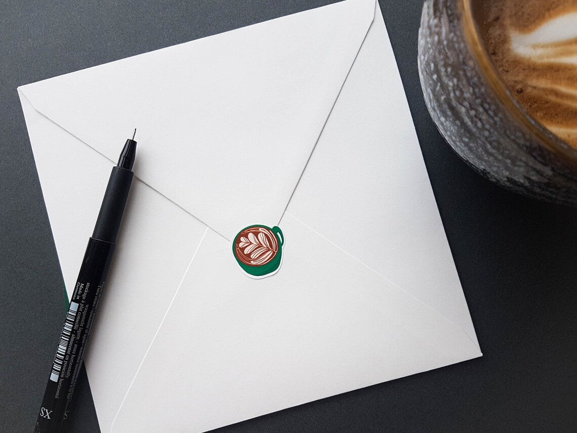 Cafe Stickers Coffee and Tea Sticker Sheet for Planners - Etsy UK