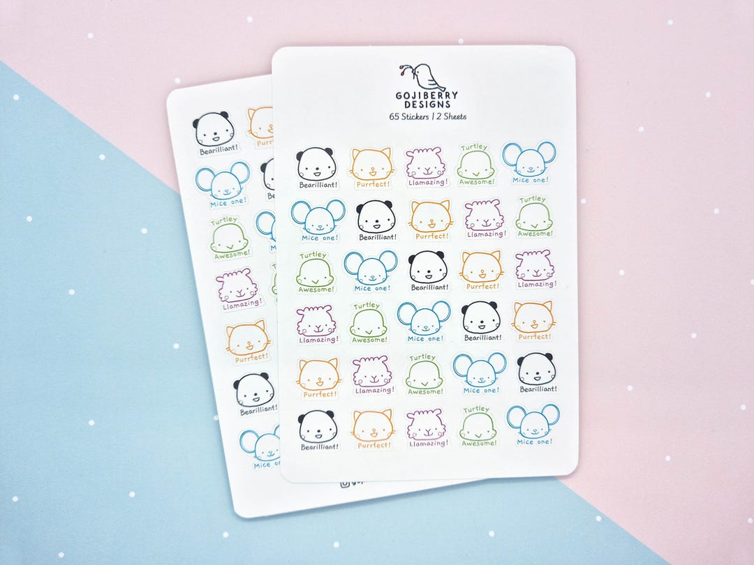 Mini Reward Stickers, Teaching Stickers, Kids Reward Stickers, Cute ...