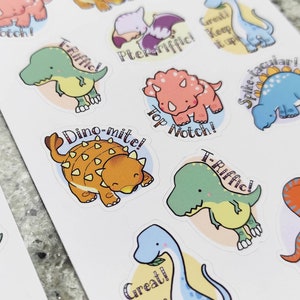 Dinosaur Reward Teacher Stickers, Jurassic Theme, Reward Stickers No.7 ...