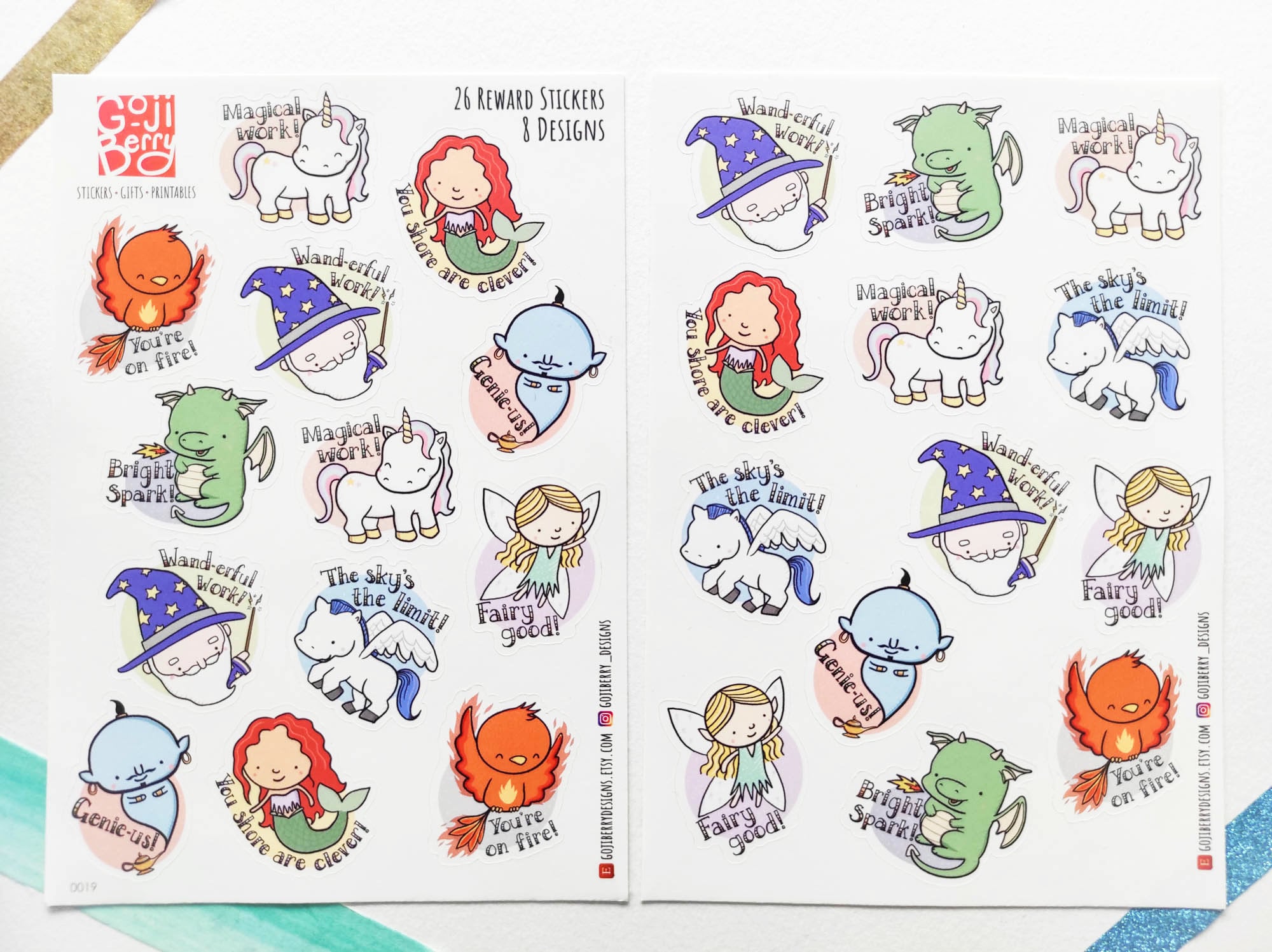 Teacher Reward Stickers No.5 Teacher Supplies Magical - Etsy UK