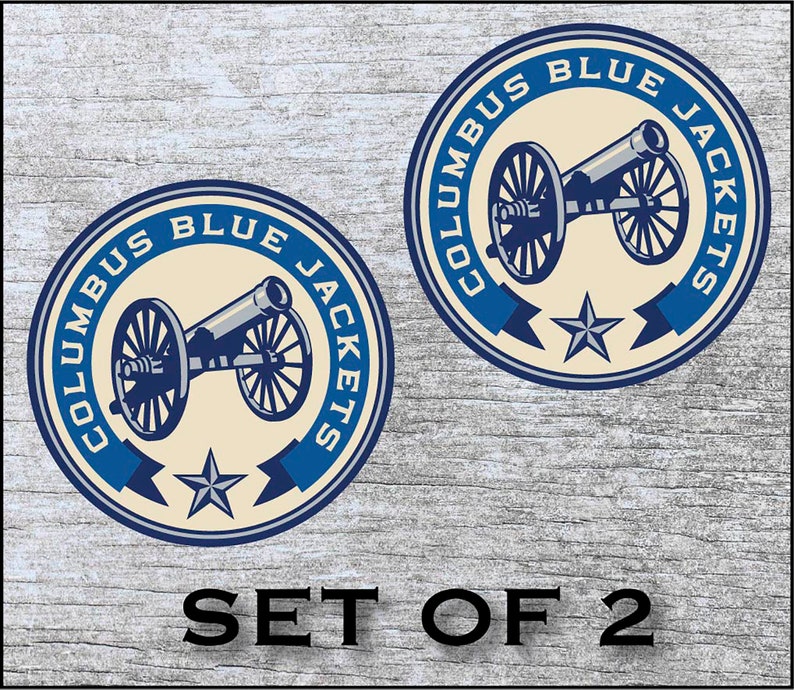 Columbus Blue Jackets Sticker Decal Vinyl 12, 17, 20 Cornhole Car ...
