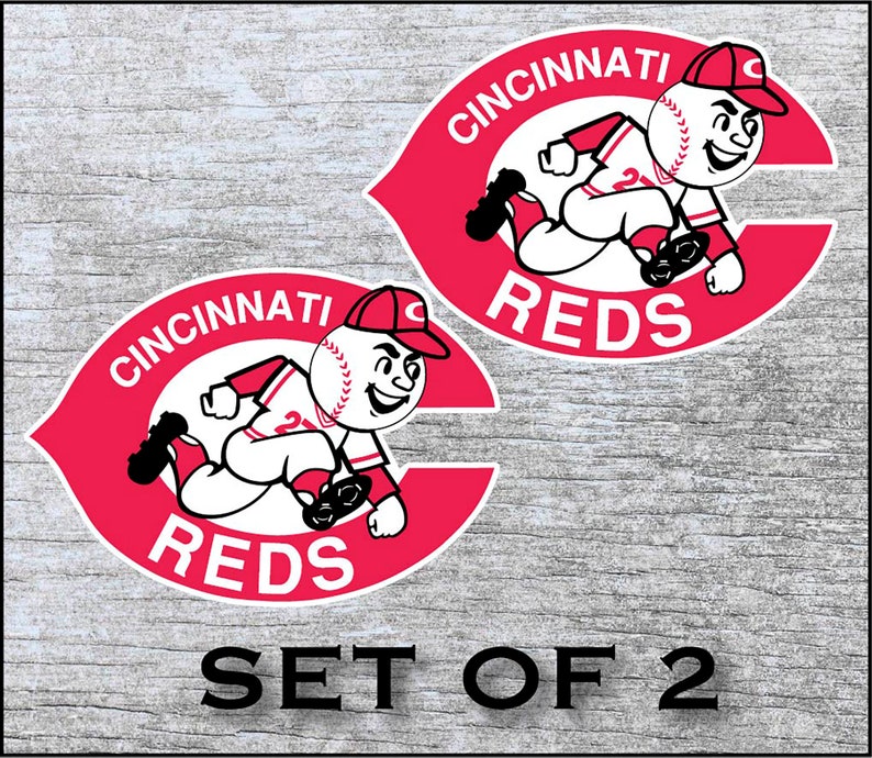 Cincinnati Reds Sticker Decal Vinyl 12, 17, 20 Cornhole Car Truckany ...